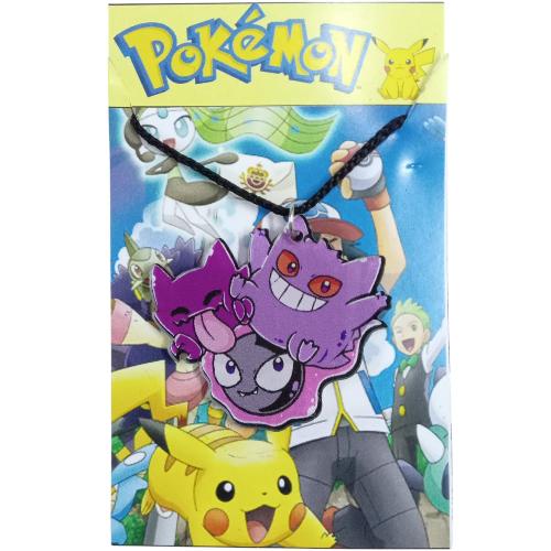 Colgante Acrílico Pokemon - Gastly Haunter Gengar Chibi Evolution Line ...